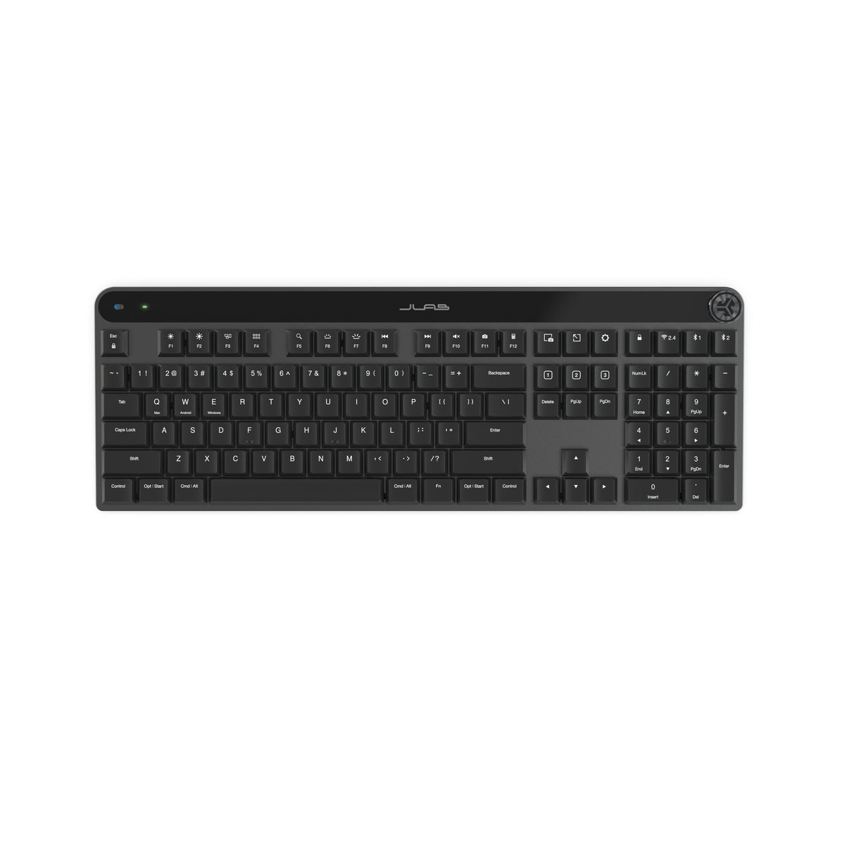 JLab Epic Mechanical Advanced Multi-device Wireless Keyboard Black