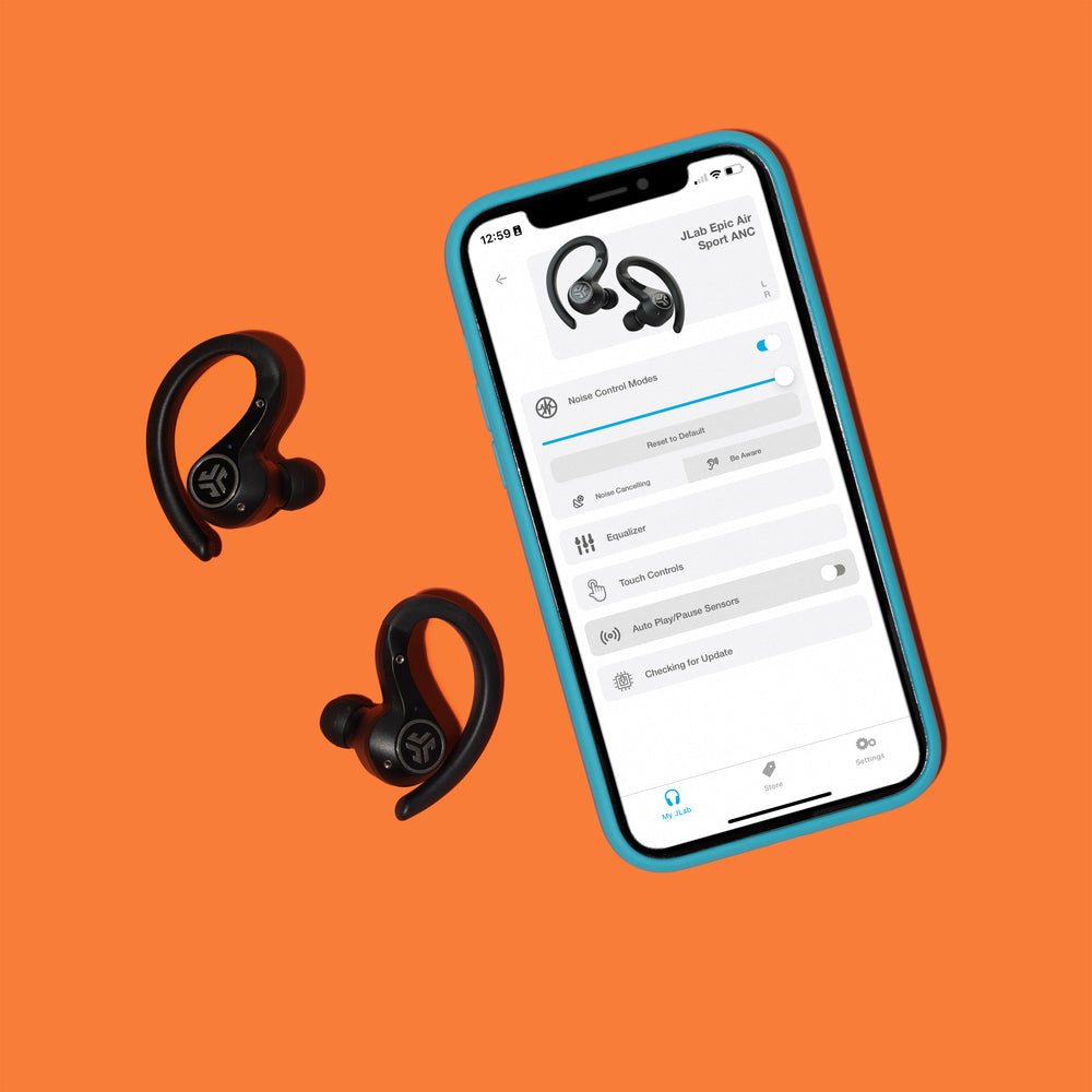 JLab Epic Air Sport ANC 2nd Generation Bluetooth Earbuds, Refurbished ...