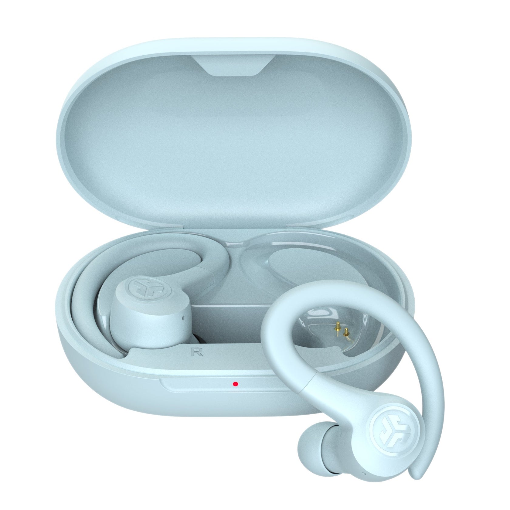 JLab GO Sport+ True Wireless Earbuds Light Blue